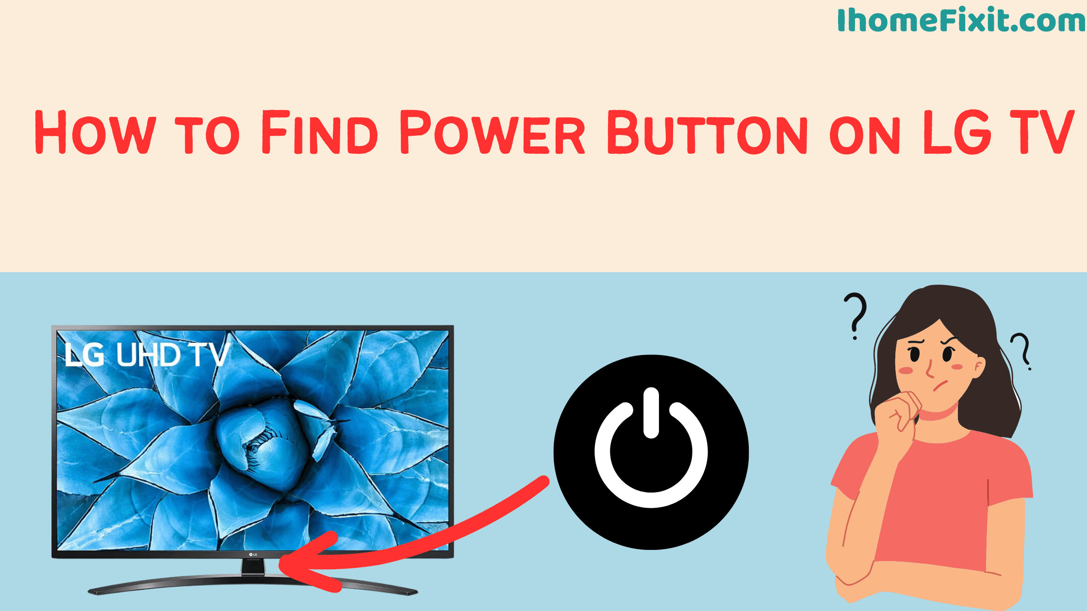 How to Find Power Button on LG TV